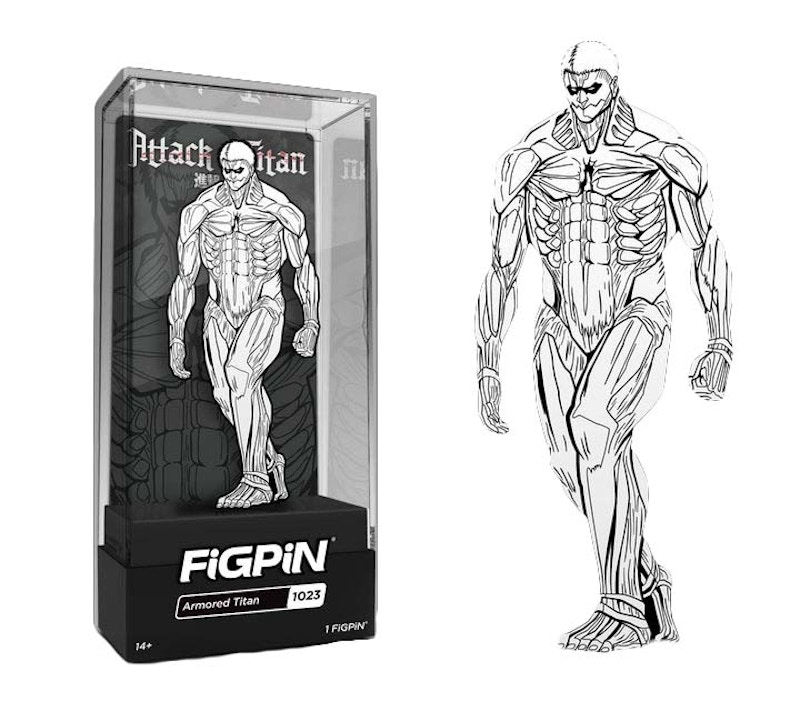 FiGPiN Attack on Titan Armored Titan 2022 NYCC Exclusive #1023 (LE 1000 ...