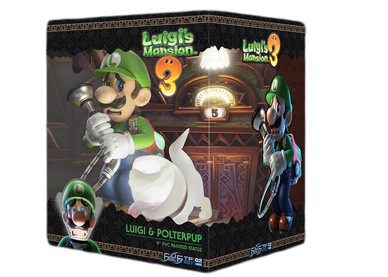 First 4 Figures Luigi's Mansion 3 - Luigi & Polterpup Vinyl Figure ...