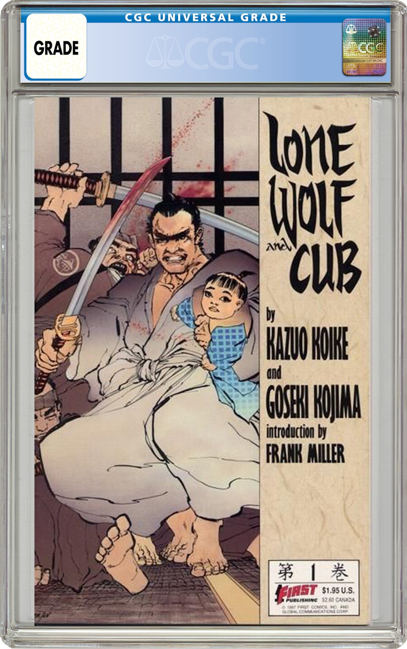 First Publishing Lone Wolf and Cub (1987 First) #1-1ST Comic Book CGC ...
