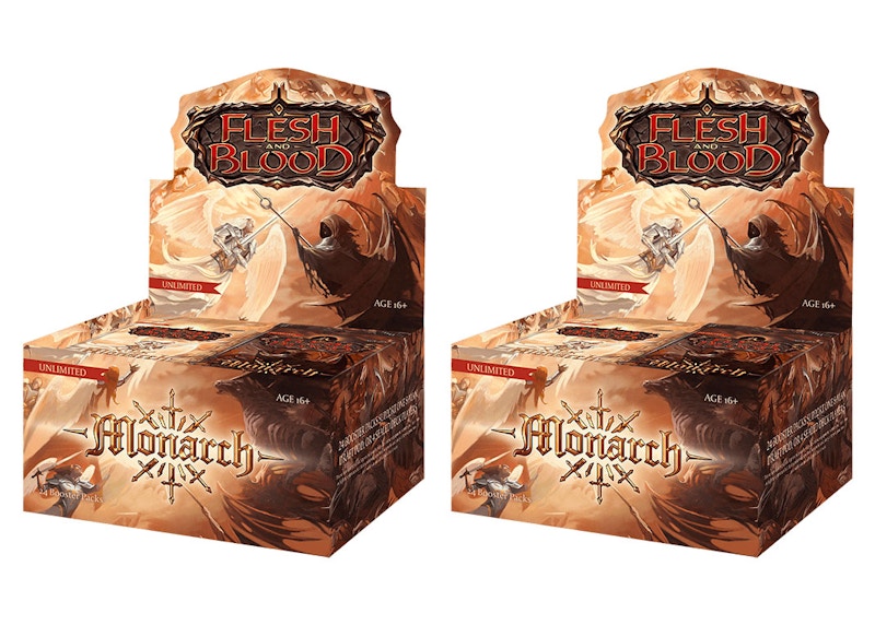 Flesh and Blood TCG Monarch (Unlimited) Booster Box 2x Lot - US