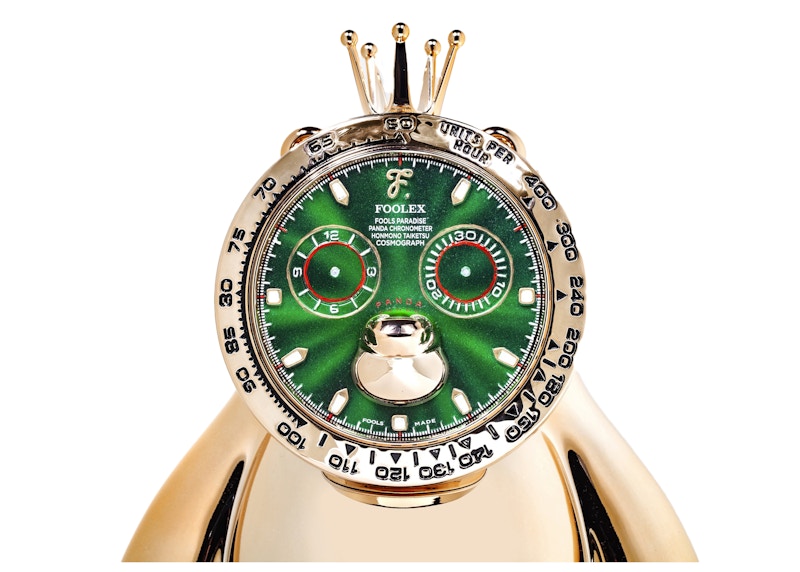 Fools Paradise x Honmono Taiketsi Green Panda Vinyl Figure - US