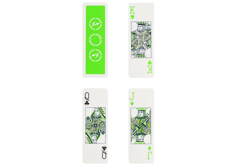 Fragment x Bicycle Thin Playing Cards Green - US