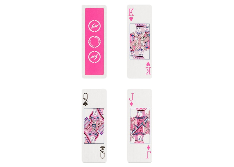 Fragment x Bicycle Thin Playing Cards Pink - US