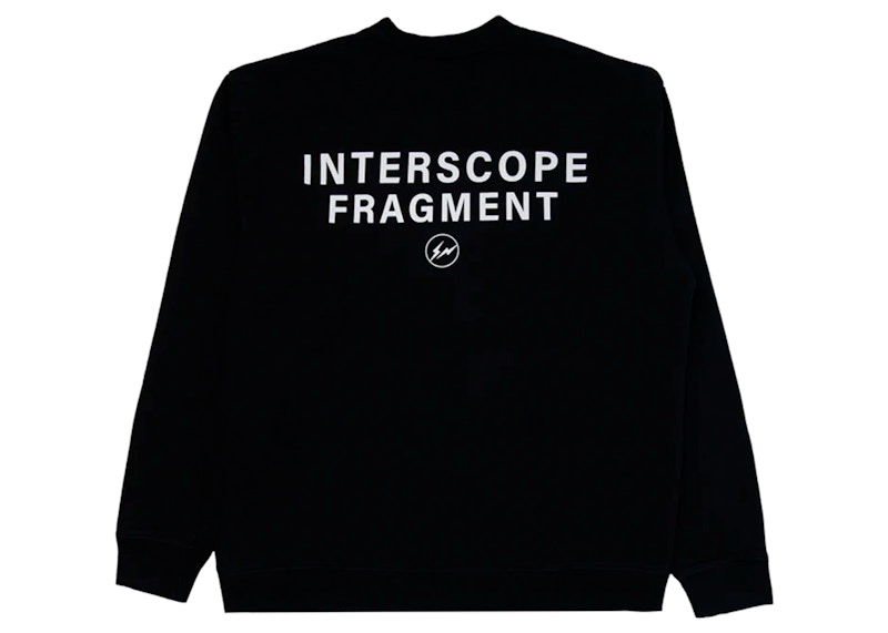 Fragment x Interscope 01 Crewneck Black - SS22 - US