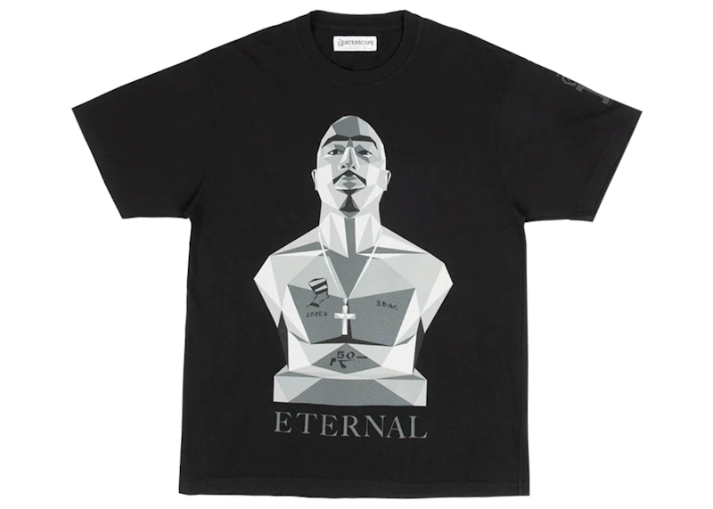 Fragment x Interscope x 2Pac T-Shirt Black Men's - FW22 - US
