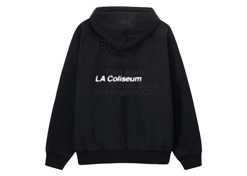 Fred again Coliseum Hoodie Black Men's - SS24 - US