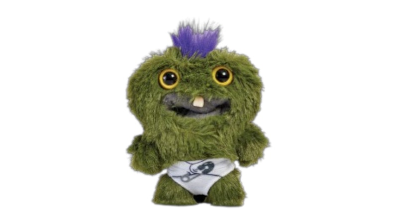Fuggler Baby Fugg Count Underoo McGoo Green Long Haired Plush - US