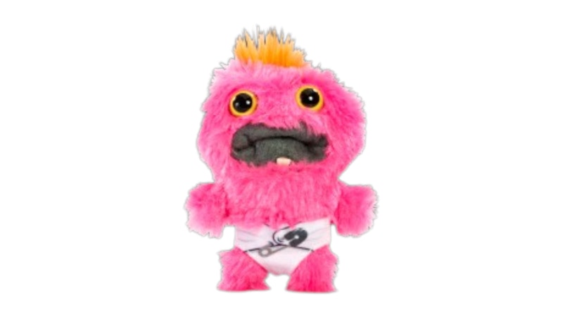 Fuggler Baby Fugg Count Underoo McGoo Pink Long Haired Plush - US