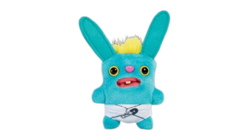 Fuggler Baby Fugg Rabbid Rabbit Teal Fleece Plush - US