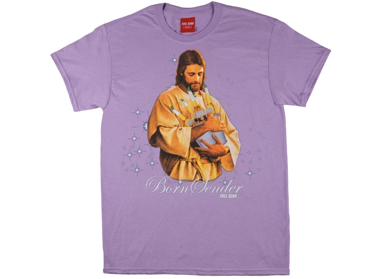 Full Send Born Senders Tee Lavender - SS21