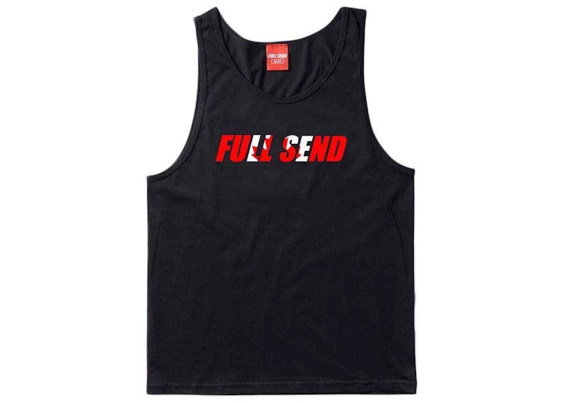 Full Send Canada Day Tank Black - SS21