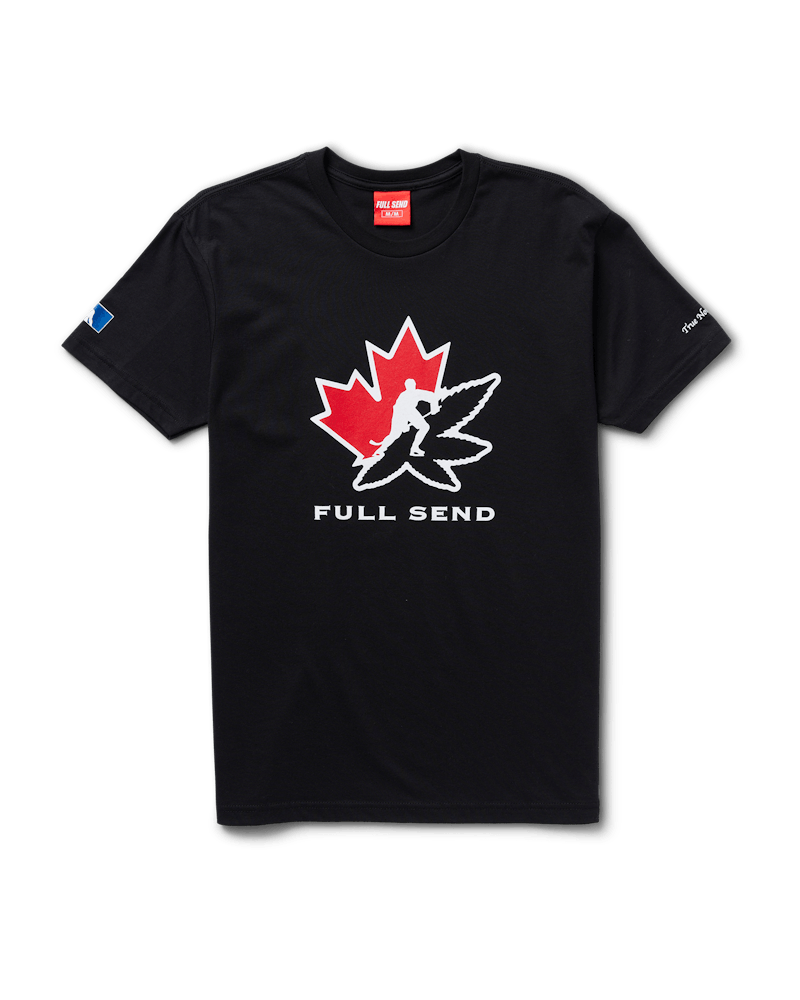 Full Send Canada Marijuana T-shirt Black - FW21 - FR