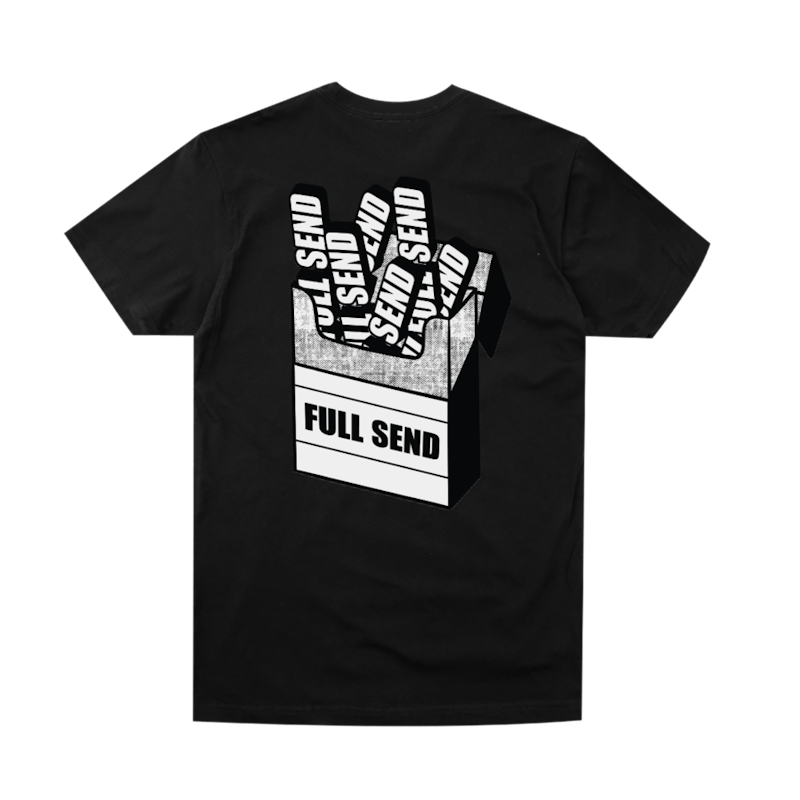 Full Send Dart Pack Tee Black - FW20