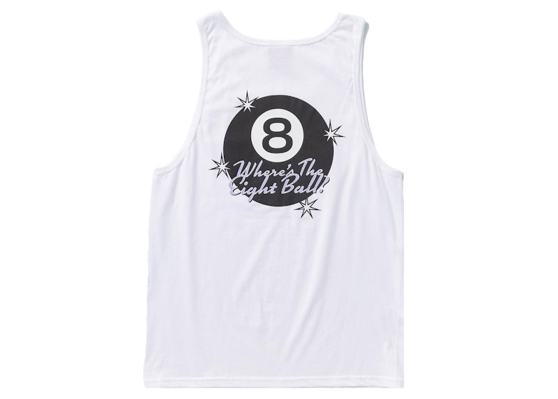 Full Send Eight Ball Tank White Men's - SS21 - GB