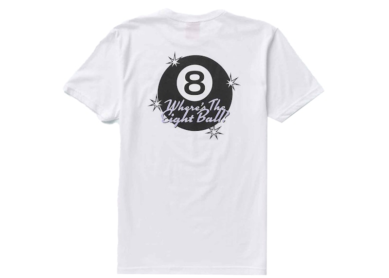 Full Send Eight Ball Tee White Men's - SS21 - GB