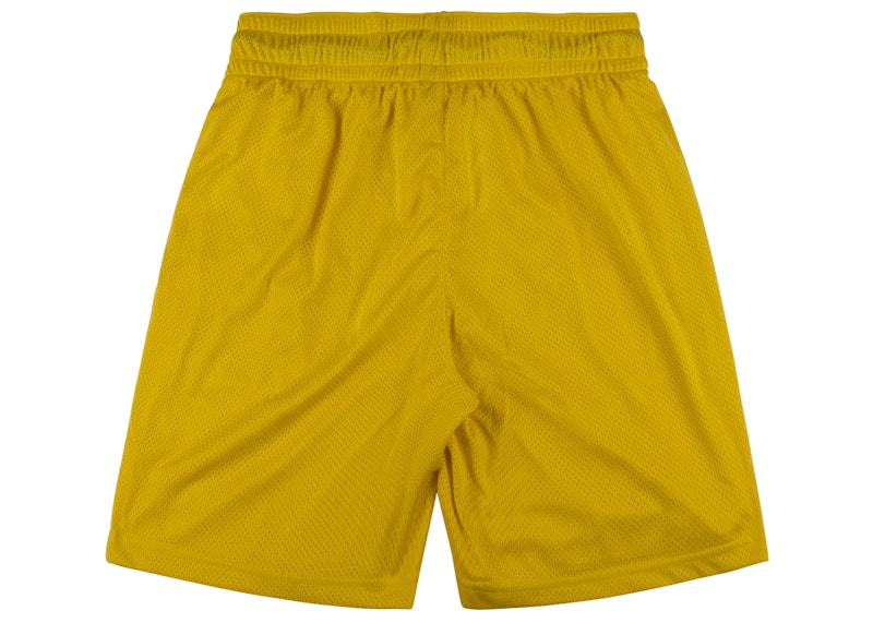 Full Send FS Sportswear Mesh Shorts Yellow Men's - SS21 - US