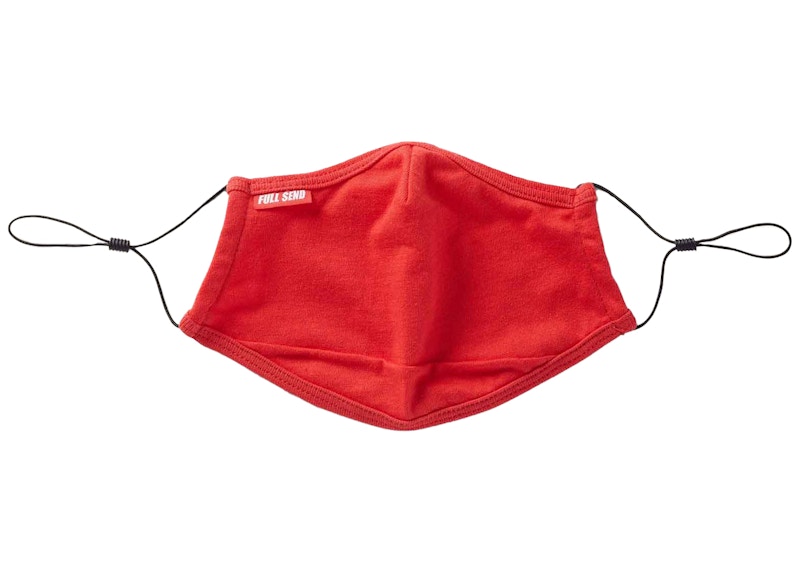 Full Send Face Covering Mask Red - US
