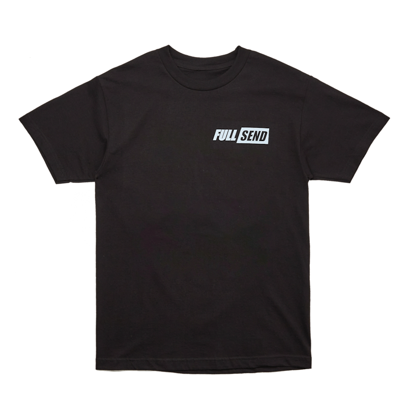 Full Send Fear Factor Tee Black Men's - FW20 - GB
