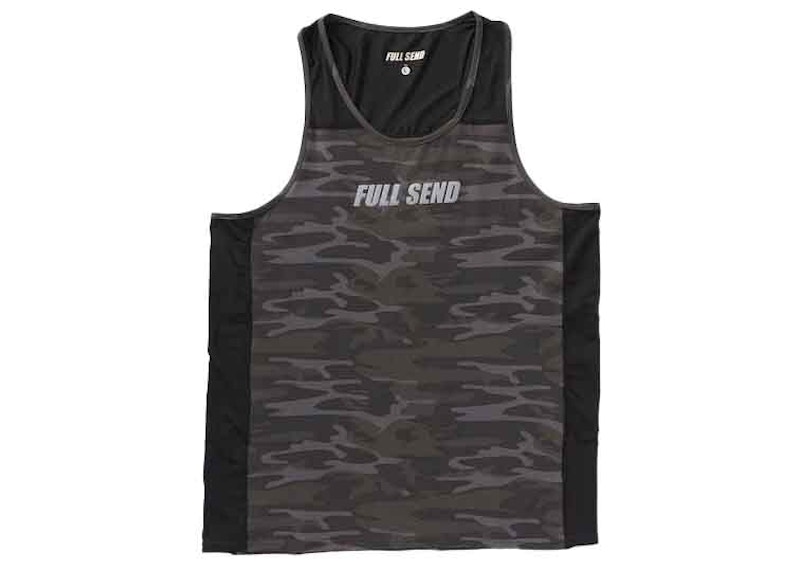Full Send Fitness Performance Stringer Tank Top Camo Men's - SS21 - US