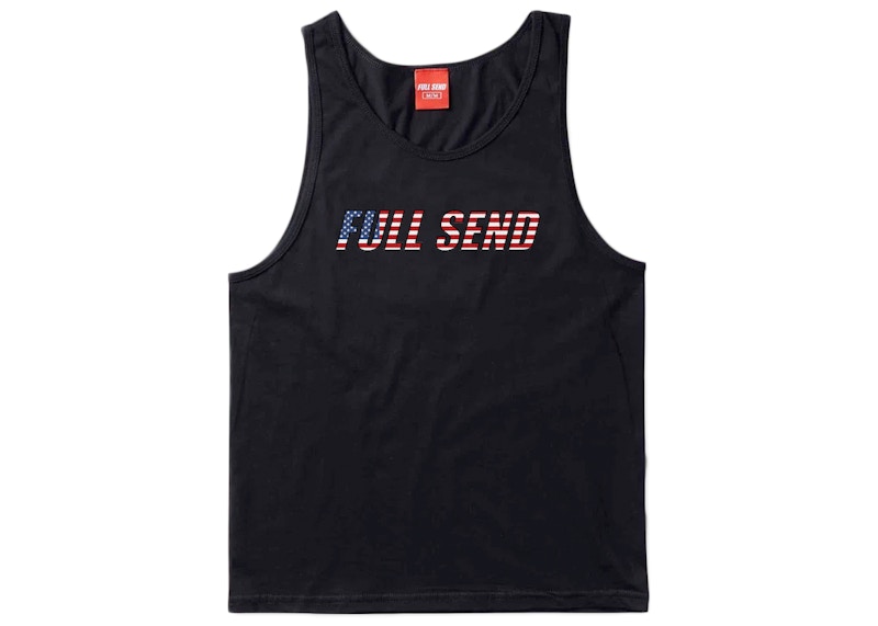 Full Send Fourth of July Tank Black Men's - SS21 - US