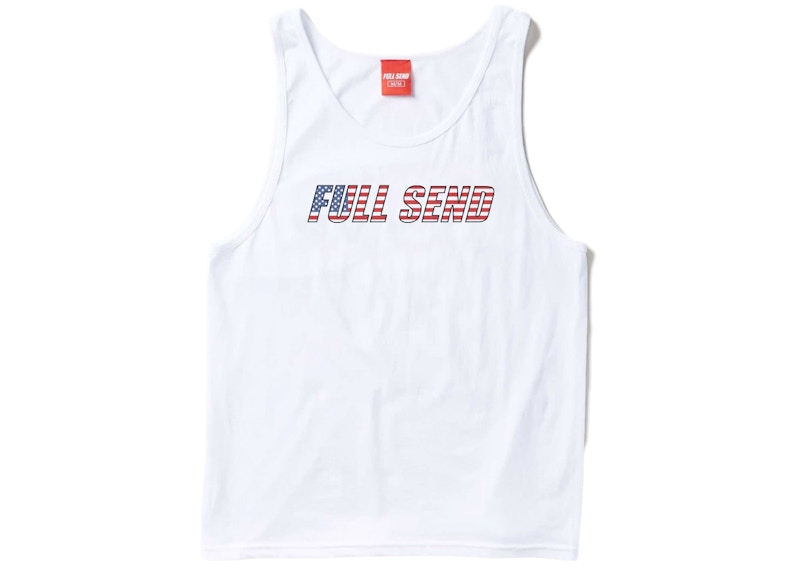 Full Send Fourth of July Tank White Men's - SS21 - GB