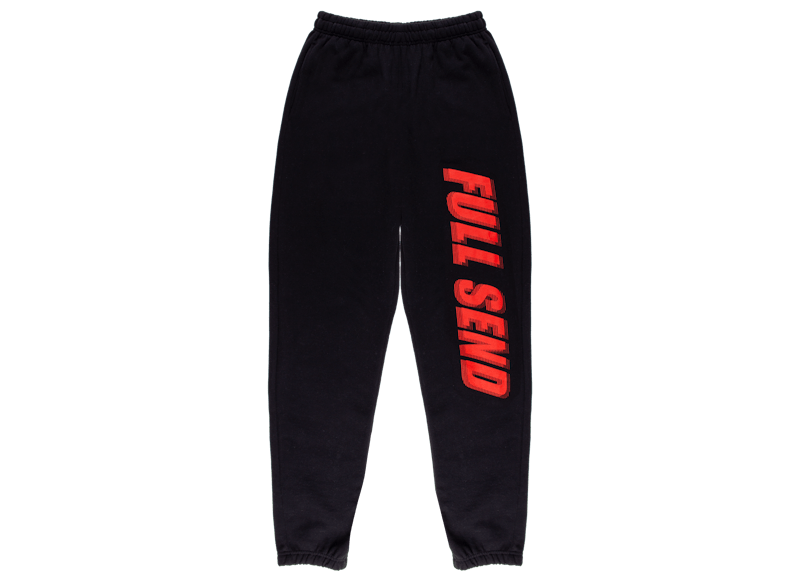 Full Send Glitch Sweatpants Black - SS21 - GB