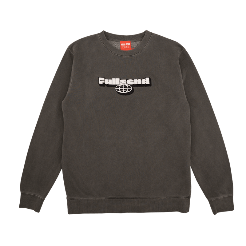 Full Send Globe Crewneck Black Men's - FW20 - US