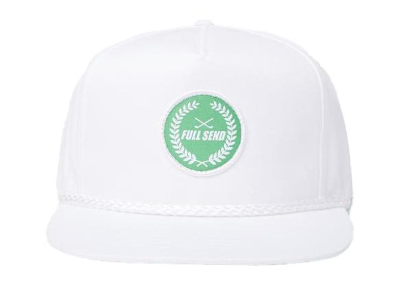 Full Send Golf Birdie Snapback Hat White - SS21 - GB