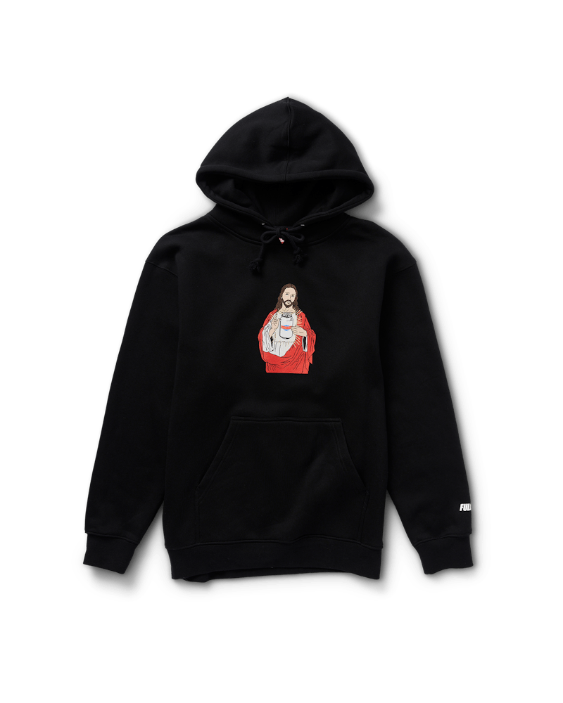 Full Send Happy Jesus Hoodie Black Men's - FW21 - US
