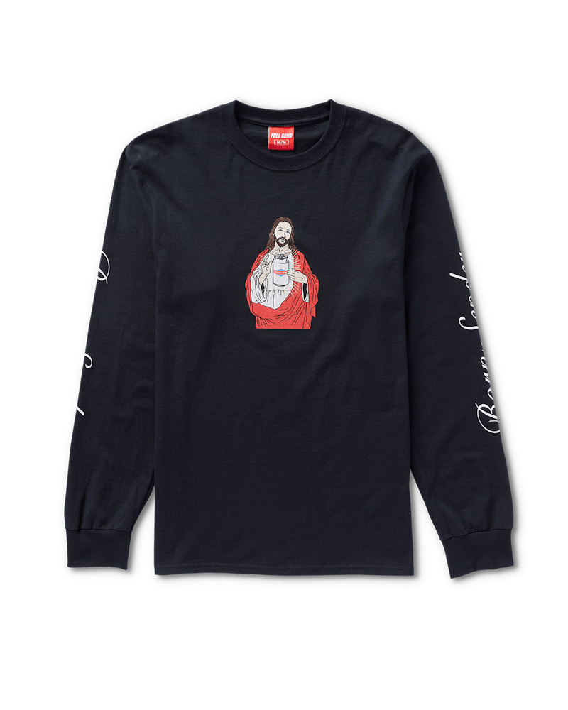 Full Send Happy Jesus L/S T-shirt Black - FW21 - MX