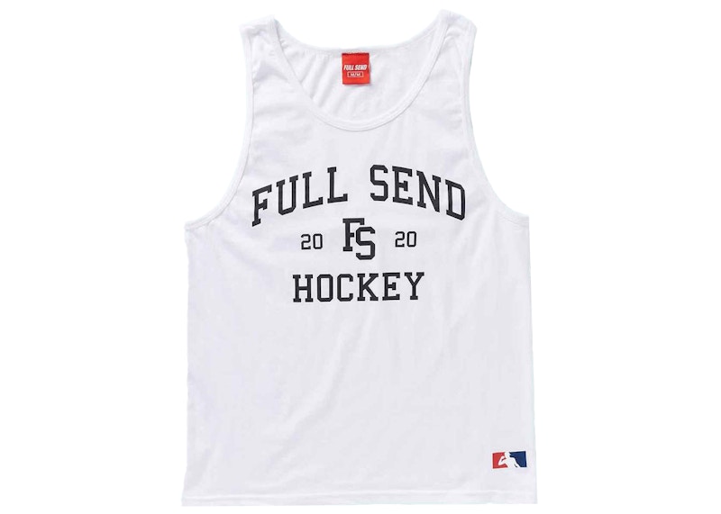 Full Send Hockey Tank White Men's - SS21 - GB