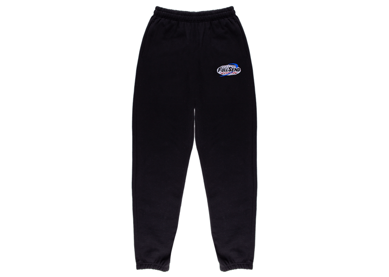 Full Send International Sweatpants Black Men's - SS21 - US