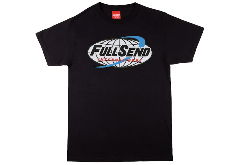 Full Send International Tee Black - SS21