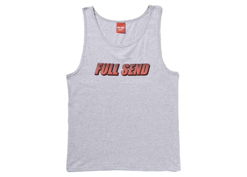 Full Send Lines Tank Grey Heather Men's - SS21 - GB