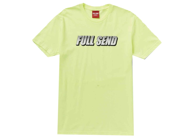Full Send Lines Tee Neon Yellow - SS21 - US