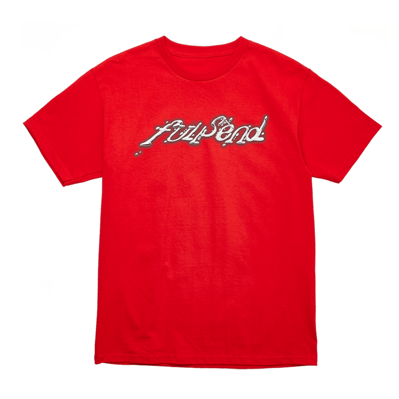 Full Send Liquid Metal Tee Red - FW20 Men's - GB