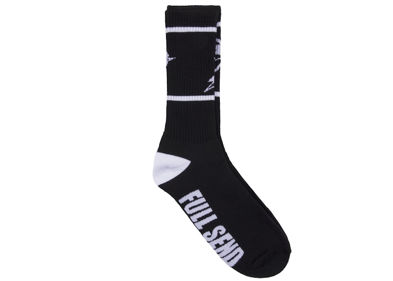 Full Send Logo Socks Black - SS21 - US