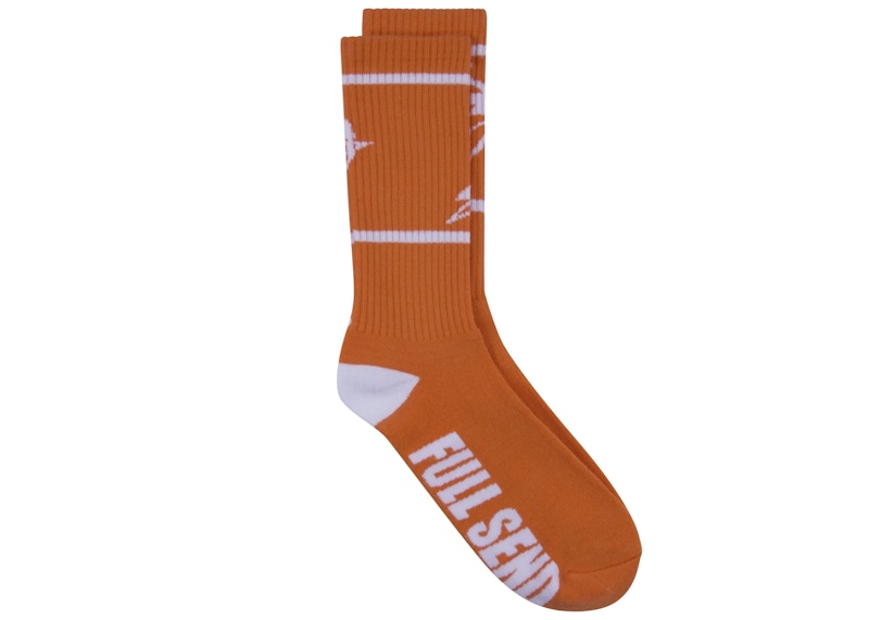 Full Send Logo Socks Orange - SS21 - US