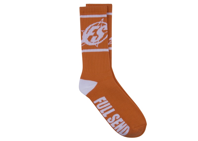 Full Send Logo Socks Orange - SS21 - US