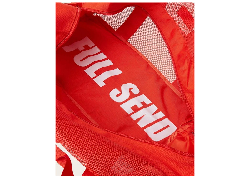 Full Send Mesh Duffle Bag Red - US