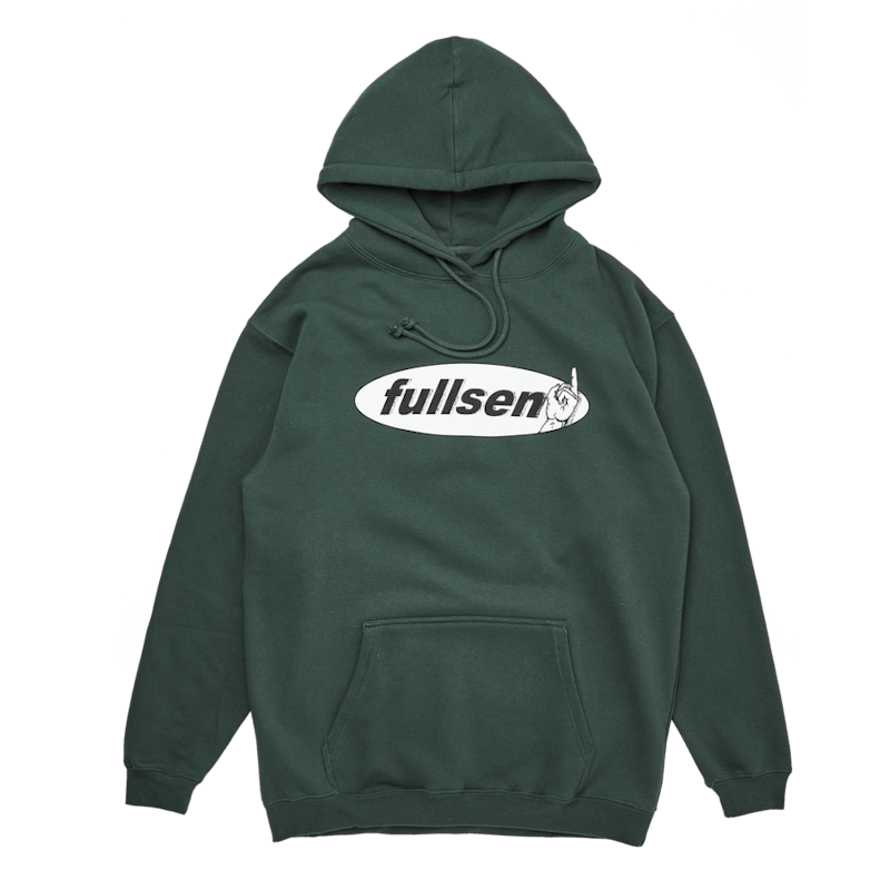 Full Send Middle Finger Hoodie Alpine Green - FW20 Men's - GB