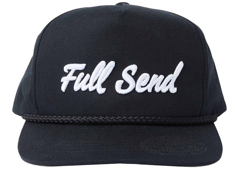Full Send Mulligan Golf Hat Black