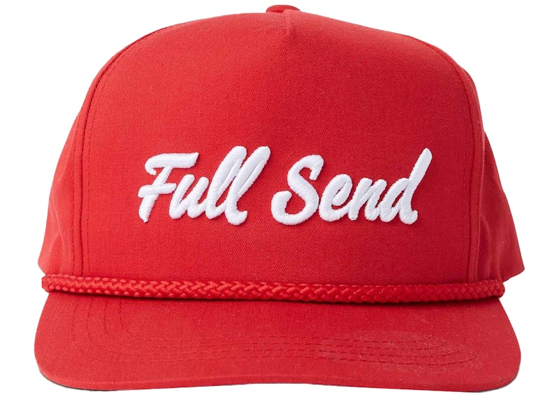 Full Send Mulligan Golf Hat Red - US