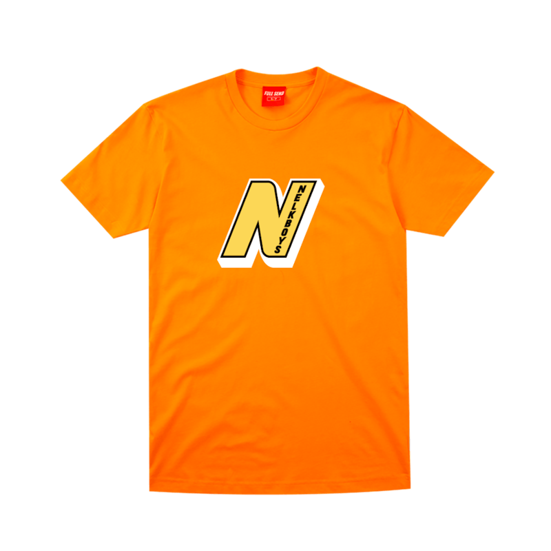 Full Send NELK Boys Tee Orange Men's - FW20 - GB