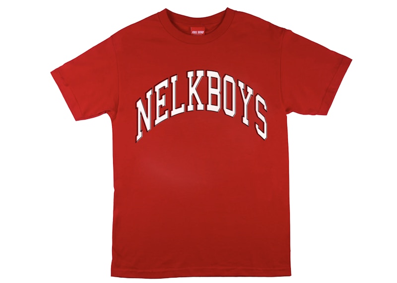 Full Send Nelk Boys Arch Tee Red - SS21