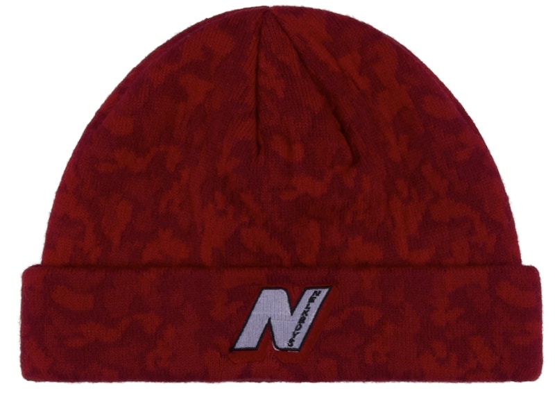 Full Send Nelk Patch Beanie Red Camo - SS21