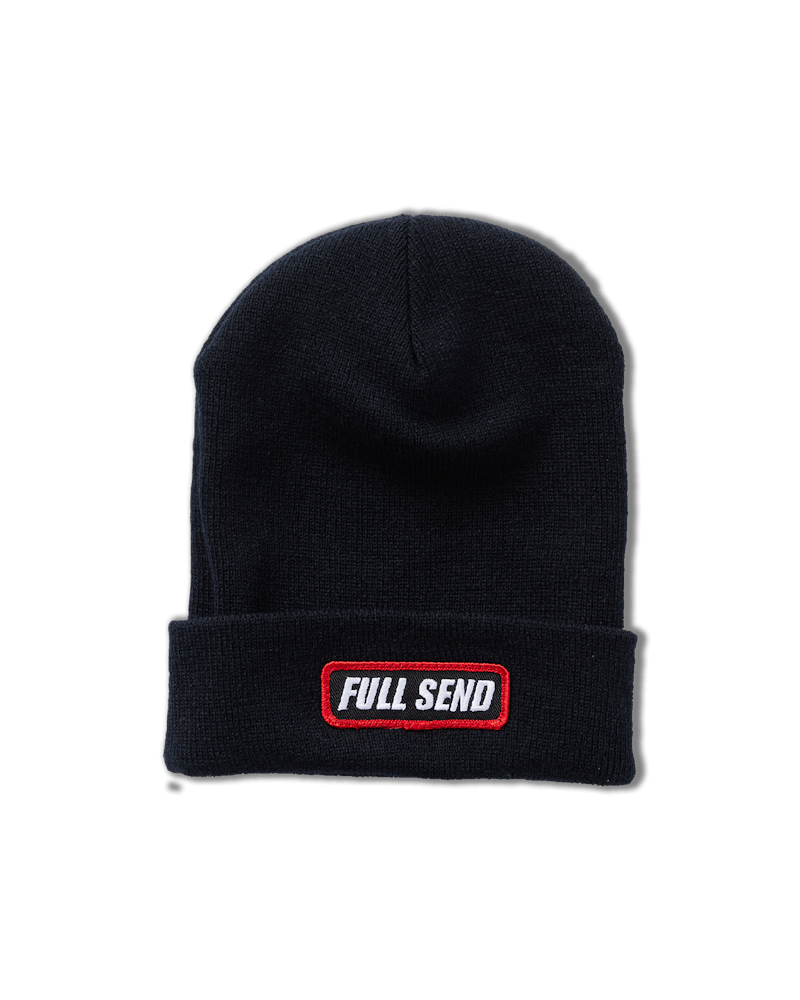 Full Send Patch Beanie Black - FW21 - JP