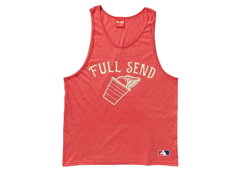 Full Send Red Cup Tank Red Heather - SS21 メンズ - JP