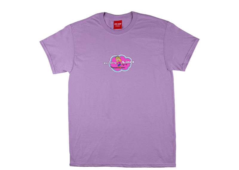 Full Send Shredding Lines Tee Lavender Men's - SS21 - GB