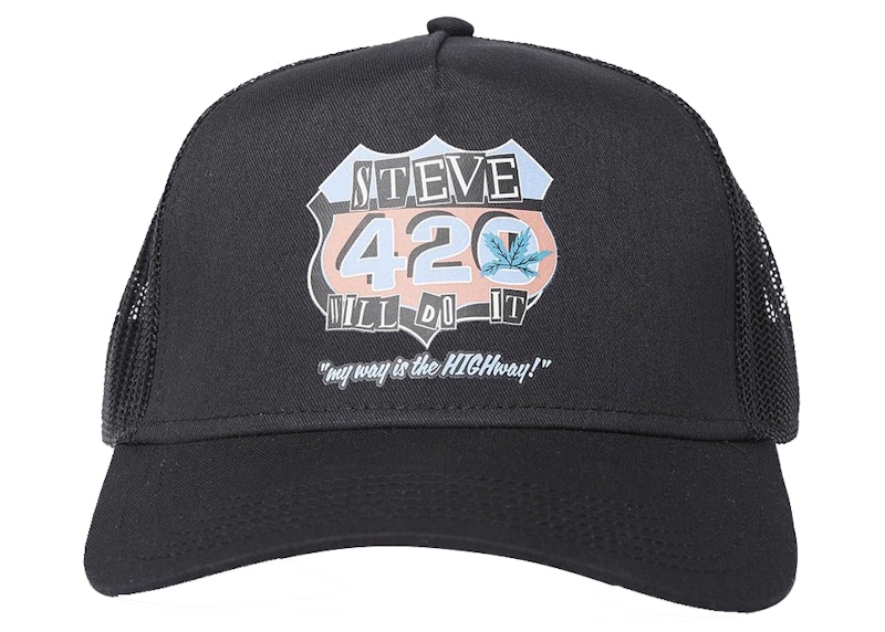 Full Send Steve Will Do It Route 420 Hat Black - SS21 - US